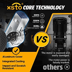 XSTO ZW7210GC Electric Stair Climber Hand Trucks Cart, 1200W Powered Stair Climbing Hand Truck Dolly 463lb Load Capacity Heavy Duty Hand Trolley for Logistics, Warehouse, Furniture