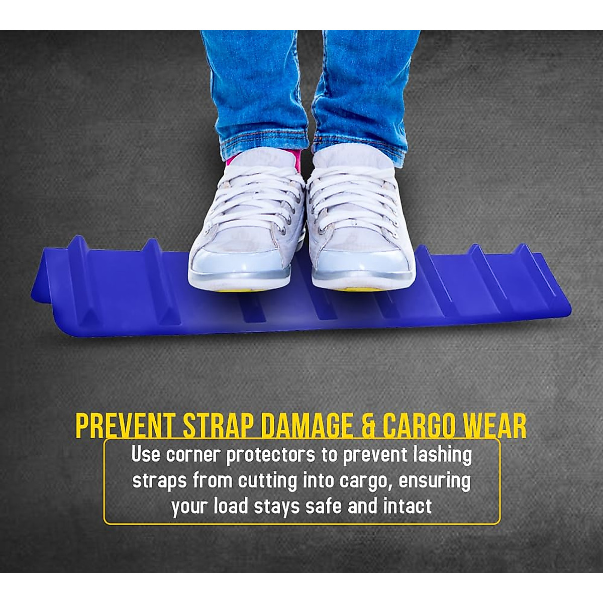 Mytee Products Blue Corner Protector V Shaped/V Edge Guard - 8" x 8" x 48" Inches