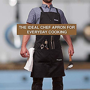 New MEATER Plus 165ft Long Range Smart Wireless Meat Thermometer for The Oven Grill Kitchen BBQ Smoker Rotisserie with Bluetooth and WiFi Digital Connectivity Bundled with HogoR Apron