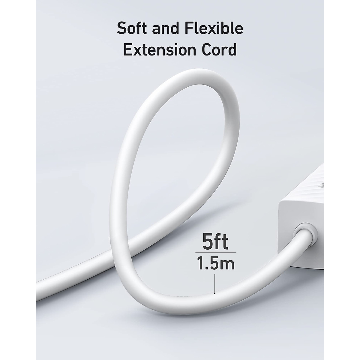 Anker Power Strip Surge Protector (2100J), 12 Outlets with 1 USB-C and 2 USB Ports and Travel Power Strip USB C, Anker 511 USB Power Strip, 2Outlets & 3USB Ports, 5ft Soft Extension Cord