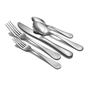 Liberty Tabletop Satin Annapolis 20 Piece Flatware Set service for 4 stainless steel 18/10 Made in USA