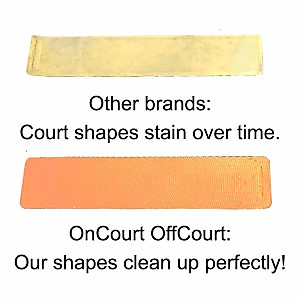 OnCourt OffCourt Tennis Quick Feet Dount Rings – Set of 6 / Lightweight and Long Lasting/Anti-Slip