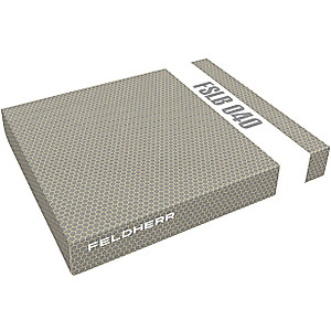 Feldherr Storage Box FSLB040 for Model Railway locomotives, Wagons and Vehicles - 9 Slots for N Gauge Vertical, Amount:3 pcs.