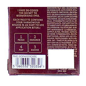 Charlotte Tilbury Luxury Eye Shadow Palette Quad - The Sophisticate - Full Size