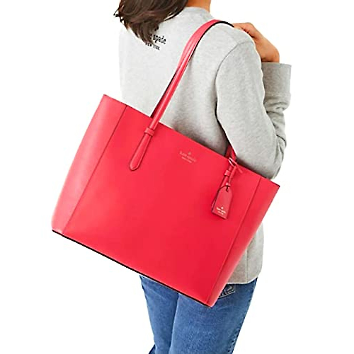 Kate Spade New York Schuyler Medium Leather Tote Shoulder Bag In Bright Rose