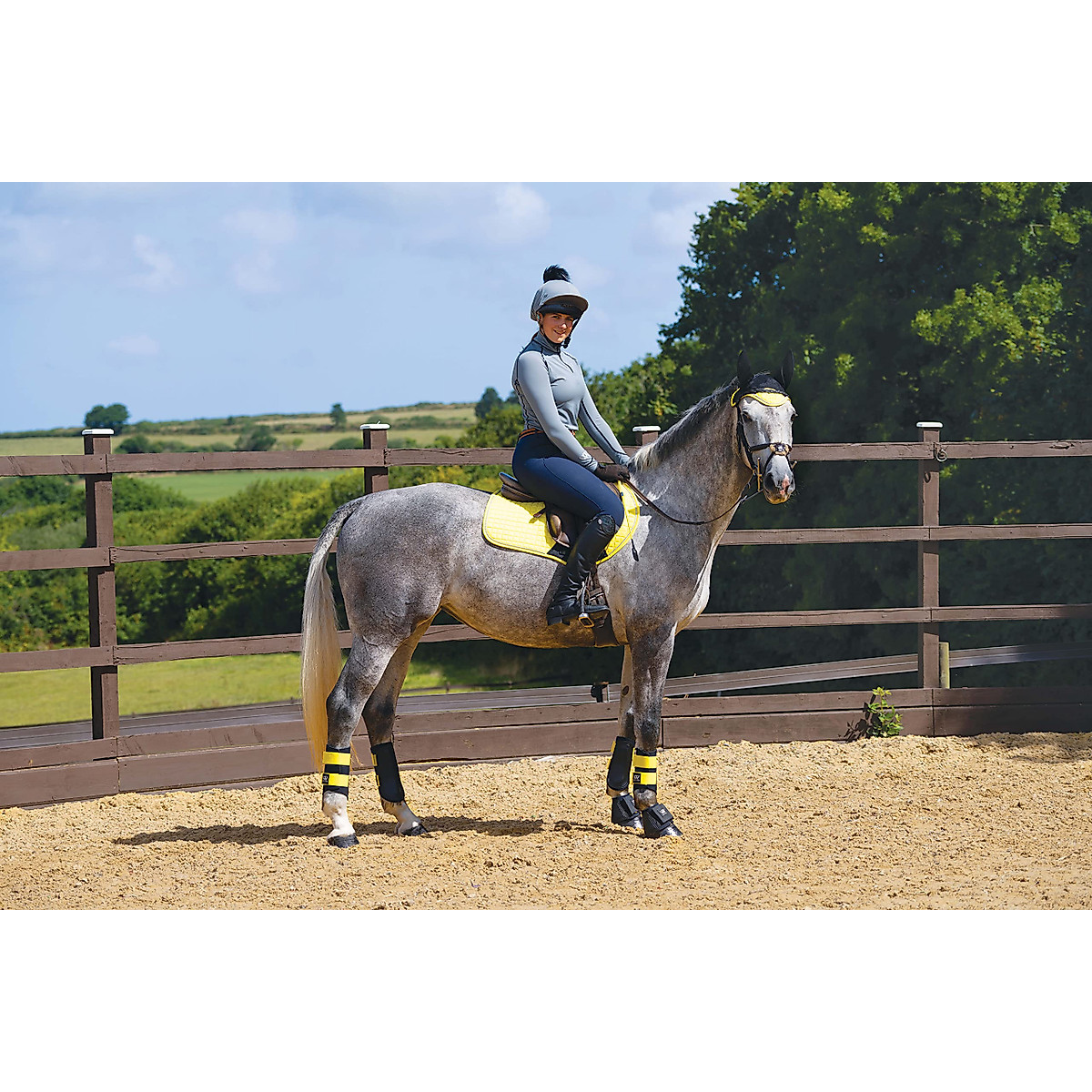 Woof Wear Close Contact Saddle Cloth WS0003 - Sunshine Yellow Size - Full