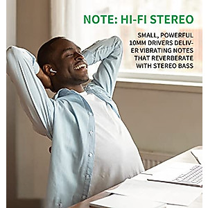 Tikgram True Wireless Earbuds - TWS Headphones - Earbuds with Charging Case - Microphone - Miniature Small Headphones for Sports Work, Study, Travel, at School