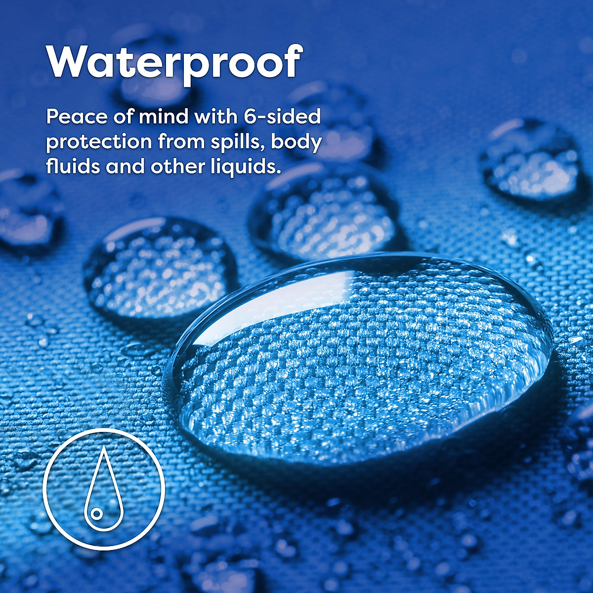 HOSPITOLOGY PRODUCTS Pillow Encasement- Zippered Bed Bug Dust Mite Proof Hypoallergenic - Sleep Defense System - Standard - Waterproof - Set of 2-20" H x 26" W