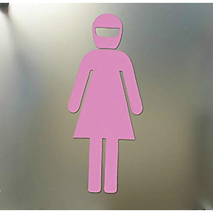 Stickers Decals Funny Girl Race Driver Sticker Funny Girly Import JDM Racer Car Motor Cross Decal