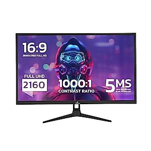YEYIAN ODRAZ 27 inch IPS Panel HDR 4K UHD Slim Bezel PC Gaming Monitor 3840x2160, 1 Billion Colors, 99% sRGB, 300cd/m2, 1000:1, 60Hz 5ms, 16:9, 178°, G-Sync, FreeSync, DP/HDMI/USB, Speakers, VESA