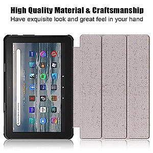 Tablet PC Case Case for Kindle Fire 7 2022 Release Case 7.0Inch Tri-Fold Smart Tablet Case,Ultra Slim Lightweight Stand Case Hard PC Back Shell Folio Case Cover,Auto Sleep/Wake Tablet Case Tablet home