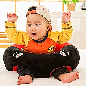 Baby Support Seat,Infant Sitting Chair ,Washable Infant Floor Seats & Loungers,Baby Learning Seat Plush Cushion Toys Baby Comfort Sea (Pink)