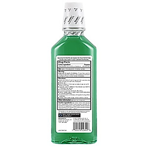 Amazon Basics Anticavity Fluoride Rinse, Alcohol Free, Mint, 18.00 Fl Oz (Pack of 4) (Previously Solimo)
