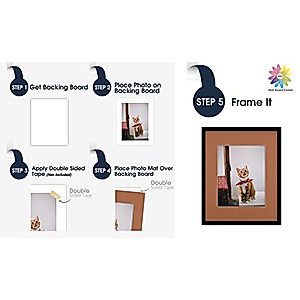 Mat Board Center, Pack of 10, 16x20 for 11x14 Photo Picture Mats - Acid Free, 4-ply Thickness, White Core - for Pictures, Photos, Framing, Earth
