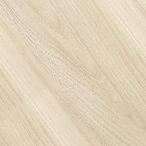 Walker Edison Theo Mid Century Modern 2 Door Asymmetrical Glass Shelf Buffet, 44 Inch, Birch