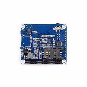 4G / 3G / GNSS HAT Module for Raspberry Pi Zero/Zero W/Zero WH/2B/3B/3B+ Based on SIM7600A-H, 4G Communication and GNSS Positioning Module Support LTE CAT4 up to 150Mbps for North America