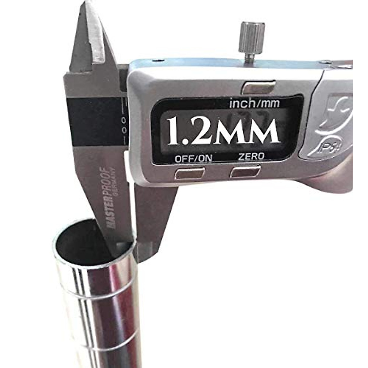 HOWDIA 1"/ 25.4mm Diameter Connectors for Coarse Thread 0.047"/1.2mm Thick Wire Shelving Poles, Pole Connector for Shelf Unit Replacement Parts Storage Shelves Part Metal Rack Updated Version, 4 Pack