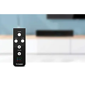 TV Ears Voice Clarifying TV Sound Bar – TV Speaker System for Great Sound and Hearing TV Dialog More Clearly – Compatible with Any Television – Clarifying Audio System for Hearing Impaired TV Viewers