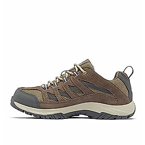 Columbia Womens Crestwood Waterproof Hiking Shoe, Brown, 8 US