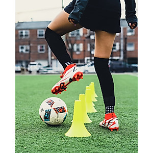 Grip Soccer Socks with Shin Guard Sleeves & Straps | Anti Slip Non-Skid Durable & Comfy Football Socks for Training & Matches