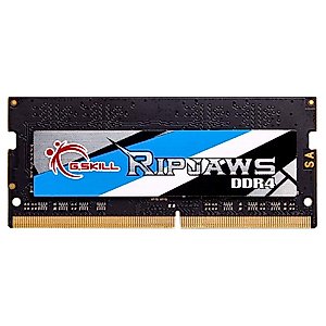 G.SKILL Ripjaws DDR4 SO-DIMM Series DDR4 RAM 16GB (1x16GB) 2666MT/s CL19-19-19-43 1.20V Unbuffered Non-ECC Notebook/Laptop Memory SODIMM (F4-2666C19S-16GRS)
