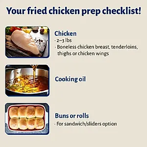 Calhoun Bend Mill Nashville Hot Style Crispy Fry Mix | Spicy Southern Seasoning for Perfect Hot Chicken Tenders and Sandwiches | Fiery Flavor | Ideal for Air Fryer or Deep Fryer - 8 Oz (Pack of 6)