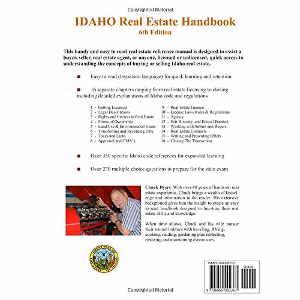 Idaho Real Estate Handbook 6th Edition