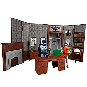 McFarlane Toys - DC Retro Wayne Manor Library (Batman 66') Playset