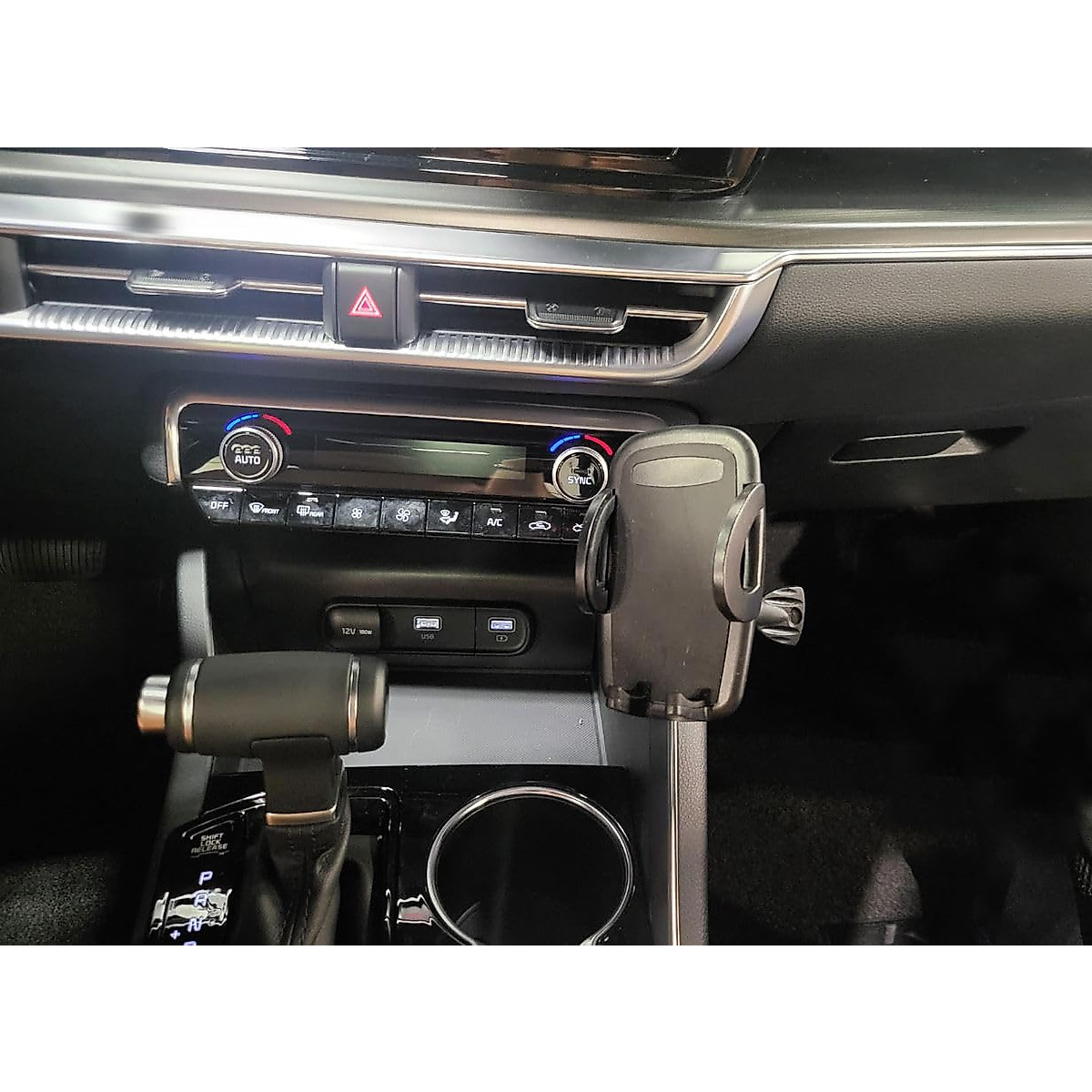 Phone Mount holder compatible with Hyundai Elantra (2021 2022 2023) dashboard | Compatible with Magnetic, magsafe, clamp on, cradle and wireless charger