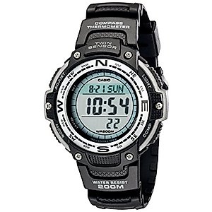 Casio Men's SGW100-1V Twin Sensor Digital Black Watch