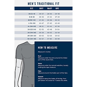 Cherokee Scrubs for Men Workwear Professionals V-Neck 4 Pocket Scrub Top WW695, M, Navy