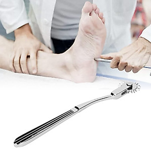 Wartenberg Neuro Pinwheel Zine Alloy 22 Metal Tips Diagnostic Pinwheel for Testing Neurological Nerve Sensitivity Wartenberg Diagnostic