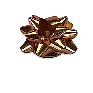 Worlds Mini Metallic Gold Bows,Gift Wrap Bows -Christmas Ribbon Gift Bows 1 1/4" Inch(20 Pack)