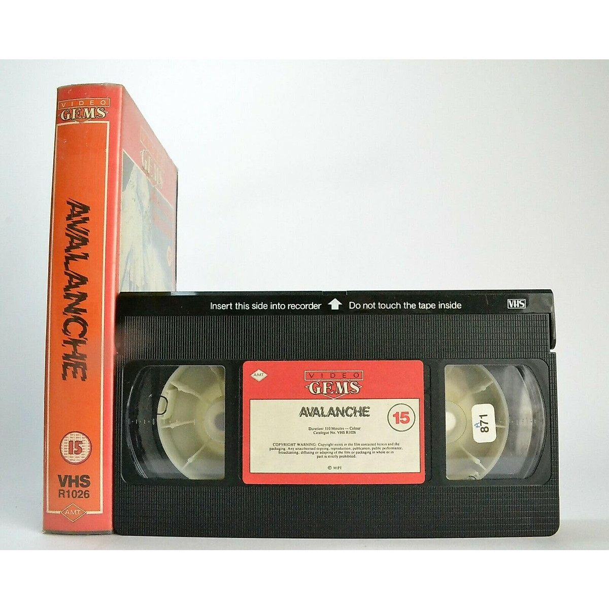 Avalanche; Psychotronic Action - Disaster Drama - Rock Hudson / Mia Farrow - VHS