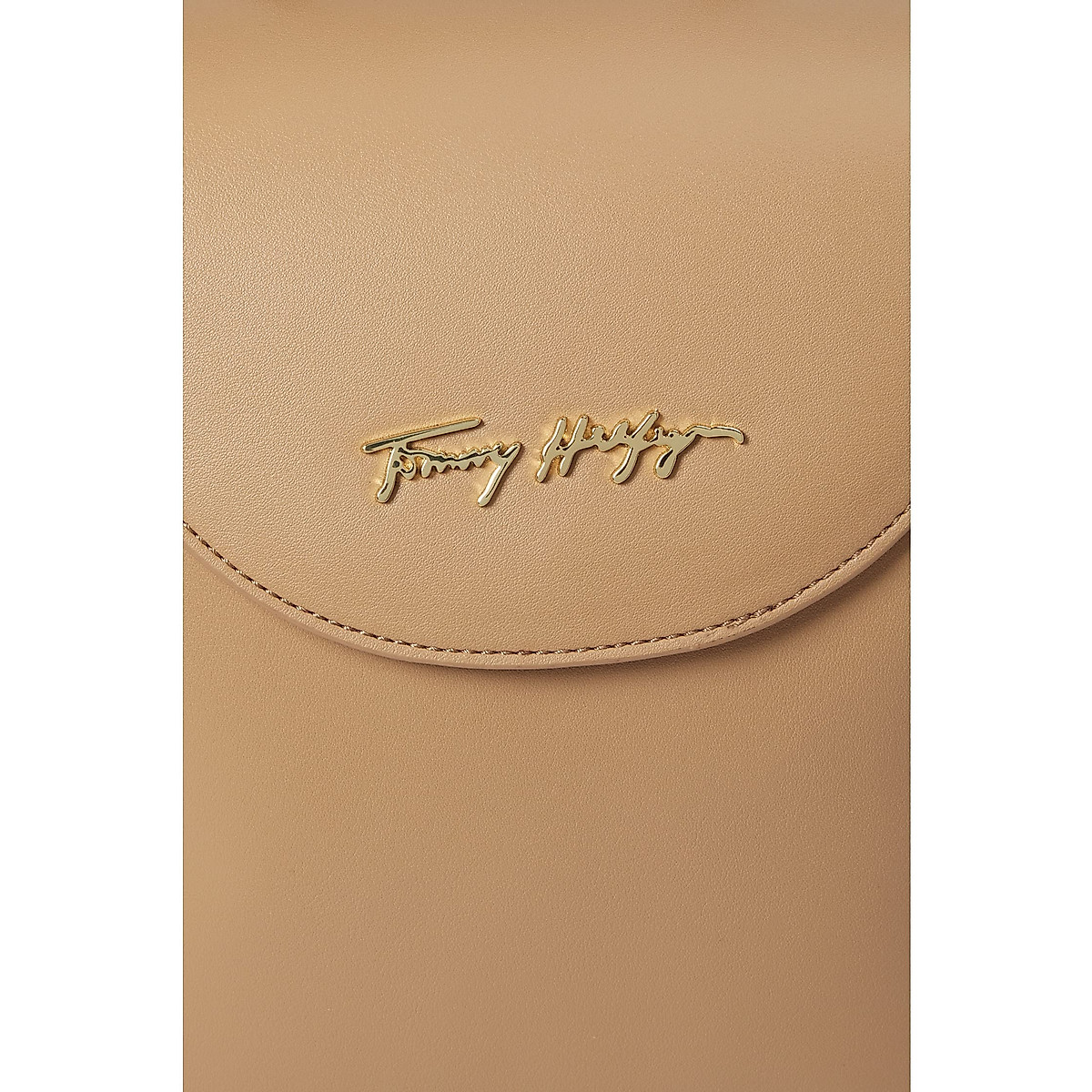 Tommy Hilfiger Rory Flap Backpack PVC Tannin One Size