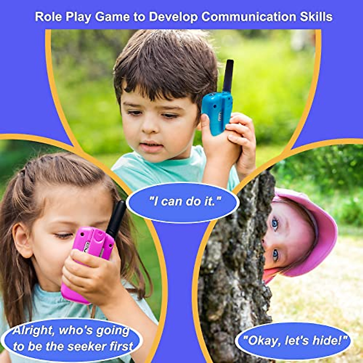 Soopotay Kids Toys for Ages 5 6 7 8 9 10 11 12, Walkie Talkies for Kids & Adults, Long Range Kids Walkie Talkie 3 Pack, Kids Two-Way Radios, Boys or Girls Birthday Gifts for 5-12 Years Old
