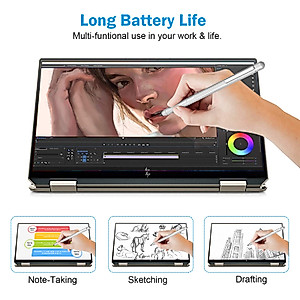 Stylus Pen for HP Envy x360 15-bp0 15-bq0, 5-cn0, X2 12-e0xx,X2 12g0xx; HP Pavilion x360 11m-ad0 14M-ba0 14-cd0 15-br0; HP Spectre x360 13-ae013dX, 13-ac0xx