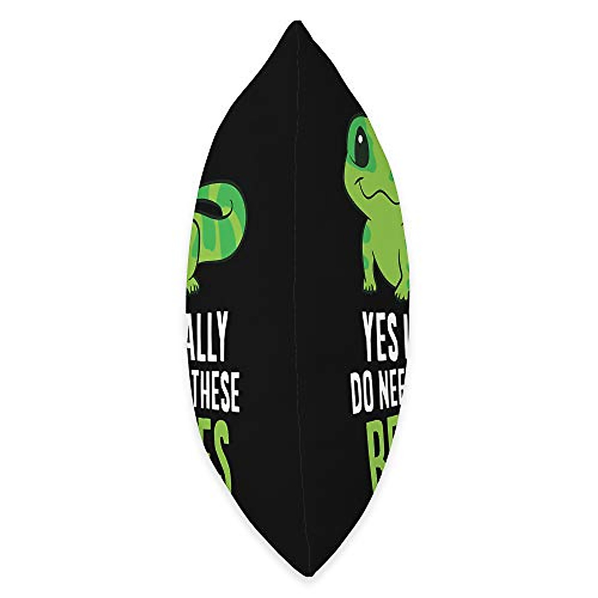 Funny Lizard and Gecko Gifts Yes I Really Do Need All These Reptiles Throw Pillow, 16x16, Multicolor