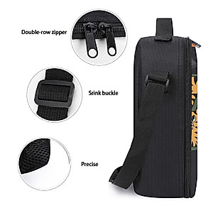 RDXLAYIV Shark School Backpack Set Durable Travel Bag Gifts Laptop Bag with Lunch Box Daypacks Kids Backpacks for Boys and Girls,orange