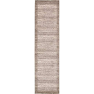 Unique Loom Del Mar Collection Area Rug - Abigail (2' 7" x 10' Runner, Beige/ Ivory)