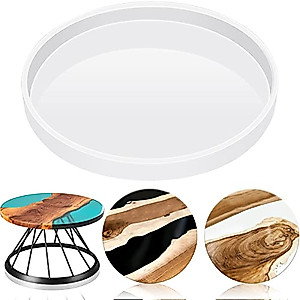 Large Charcuterie Board Resin Mold Tray Mold Resin Table Mold Epoxy Table Mold for River Table, Charcuterie Board, Cutting Board, DIY Art Home Decoration (23.62 x 23.62 x 0.39 Inches)