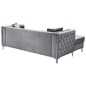 Glory Furniture Sofa Chaise, GRAY