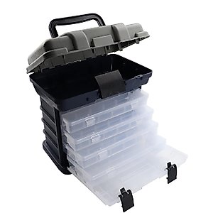 Ducurt Tackle Box Fishing Box Organizer Large Tackle box Organizers and Storage 4 Layers Tacklebox