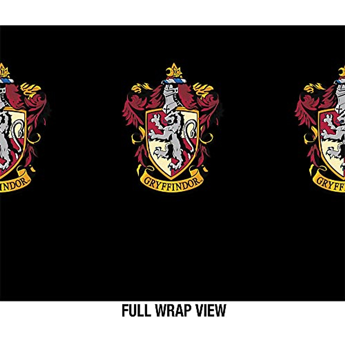 Harry Potter OFFICIAL Gryffindor Crest 24 oz Insulated Canteen Water Bottle, Leak Resistant, Vacuum Insulated Stainless Steel with Loop Cap, Black