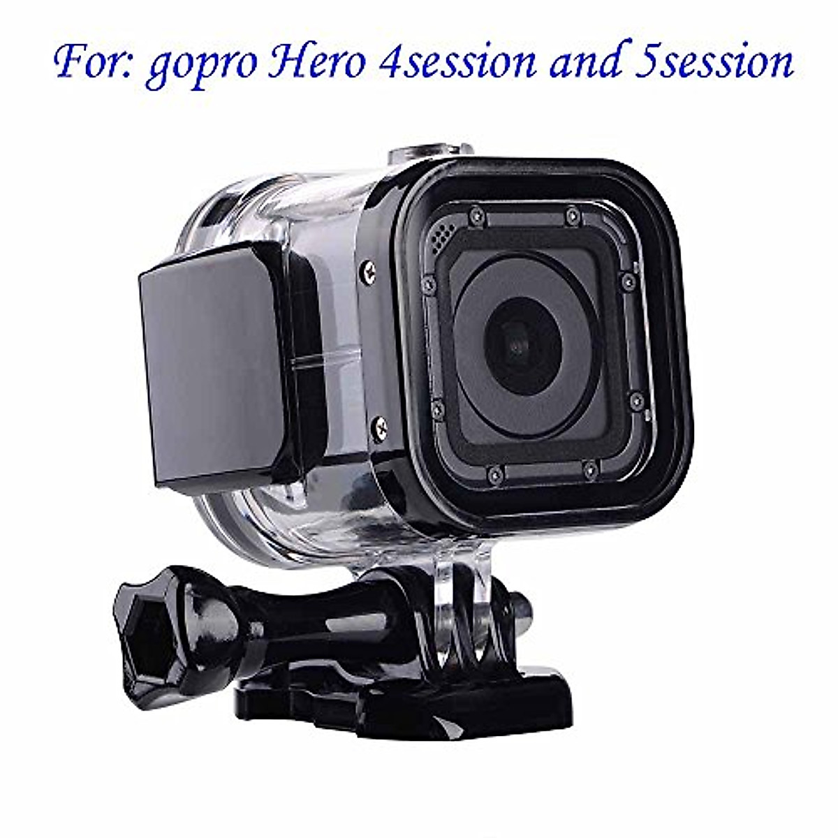 Suptig Replacement Waterproof Case Protective Housing for GoPro Hero Session Hero4 Session Hero5 Session Camera for Underwater Use Water Resistant up to 196ft (60m)
