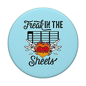 Funny Front Desk Receptionist Freak In The Sheets PopSockets Swappable PopGrip