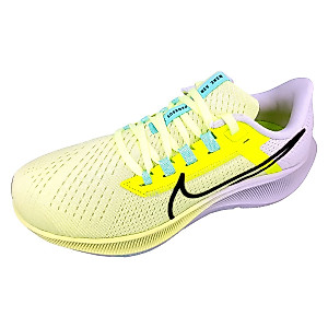Nike Womens Air Zoom Pegasus 38 Running Trainers CW7358 Sneakers, Barely Volt/Black 700, 9