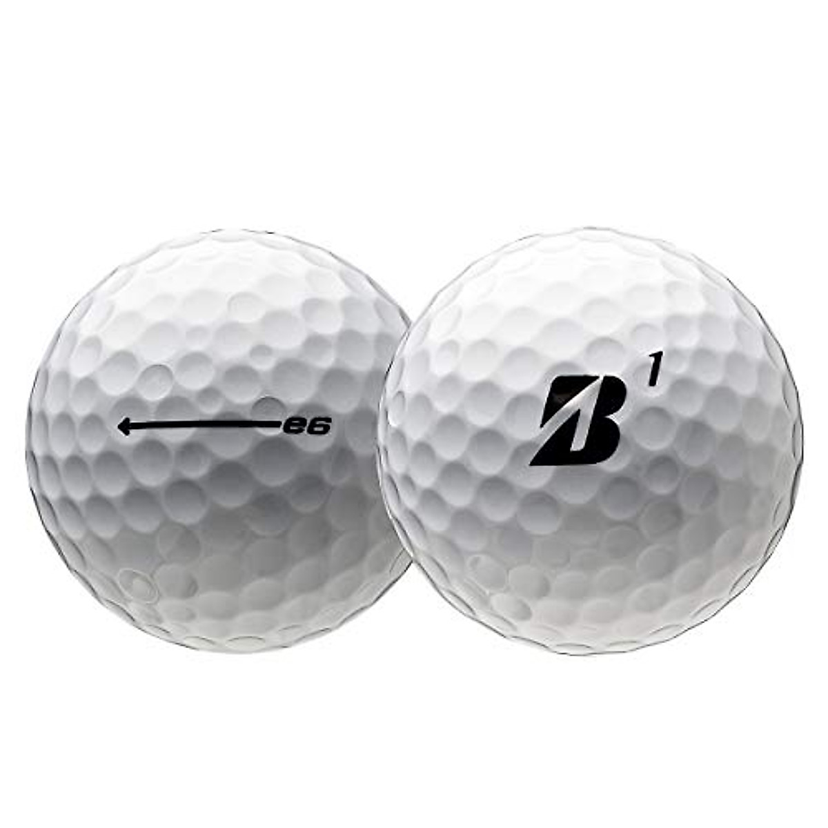 BRIDGESTONE 2021 e6 Golf Balls (One Dozen), White