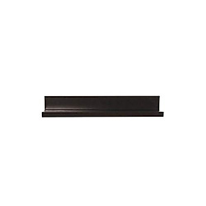 InPlace Shelving 47.24" W x 4.5" D x 3.5" H Black Picture Ledge Shelf 9602060E