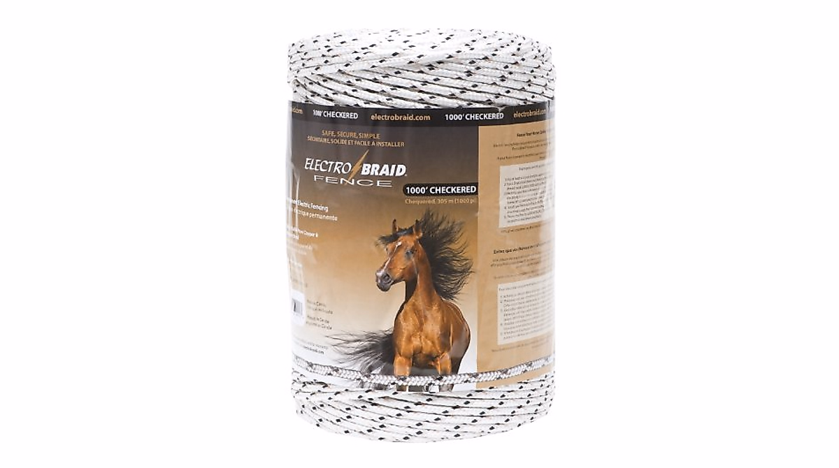 ElectroBraid 1000 ft Electric Fencing for Horses
